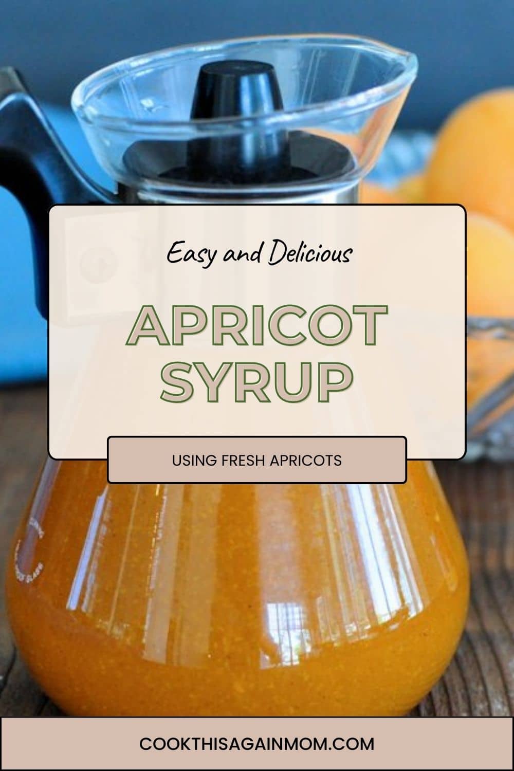 Apricot Syrup - Cook This Again Mom