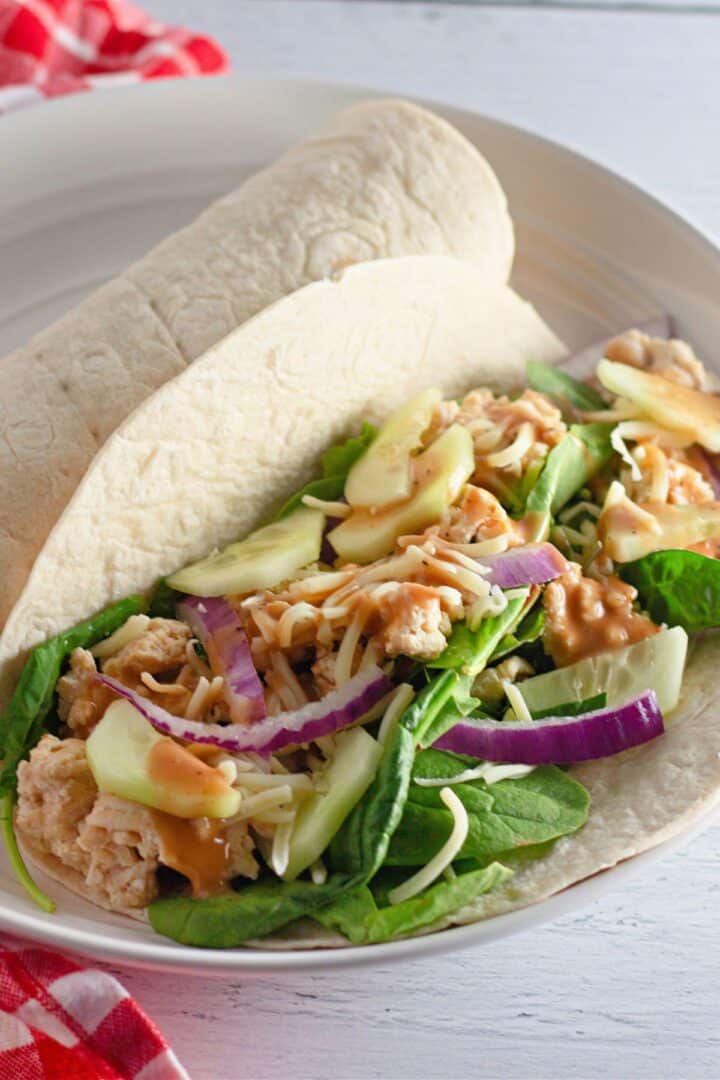 Sesame Ginger Chicken Wraps - Cook This Again Mom