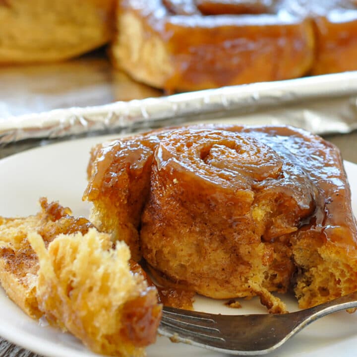 Gingerbread Sticky Rolls - Cook This Again Mom