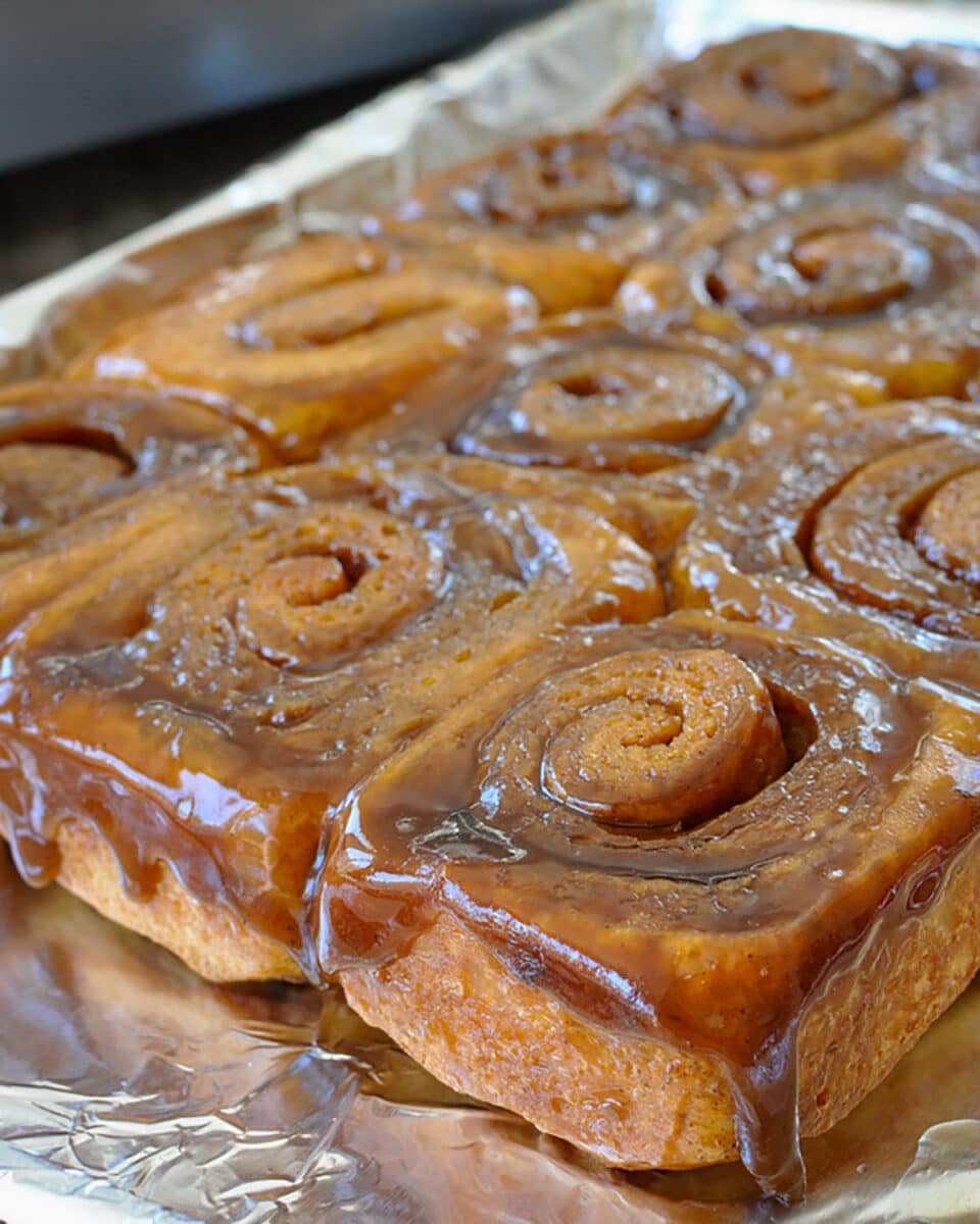 Gingerbread Sticky Rolls - Cook This Again Mom