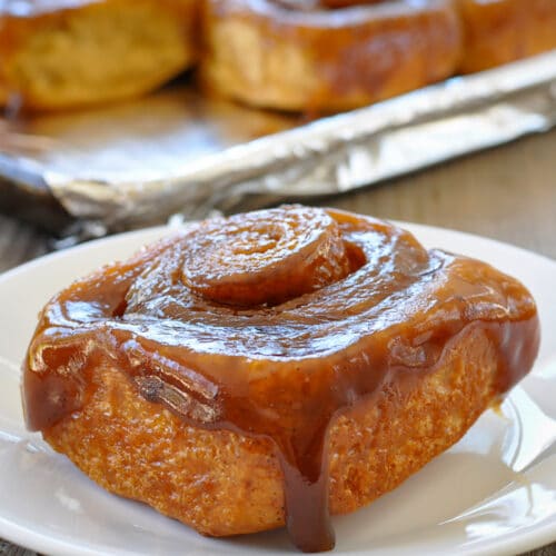 Gingerbread Sticky Rolls - Cook This Again Mom