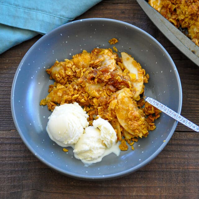 Corn Flakes Apple Crunch - Cook This Again Mom