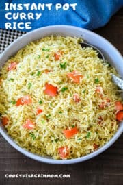 Instant Pot Curry Rice | Cook This Again Mom