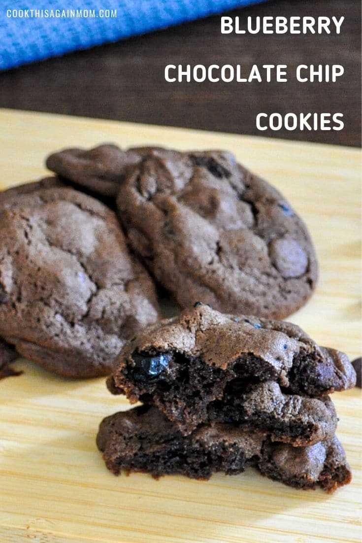 Blueberry Chocolate Chip Cookies - Cook This Again Mom