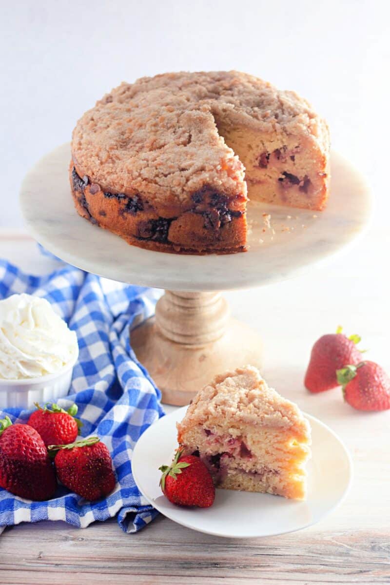 Fresh Strawberry Coffee Cake - Cook This Again Mom