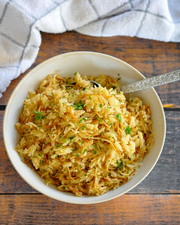 Easy Homemade Rice Pilaf - Cook This Again Mom