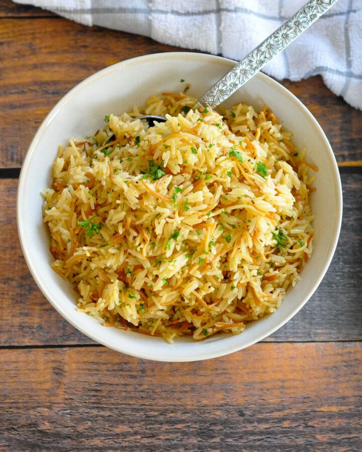 Easy Homemade Rice Pilaf - Cook This Again Mom
