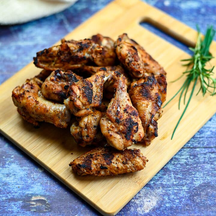 Simple Grilled Chicken Wings Recipe - Cook This Again Mom