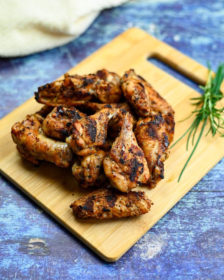 Simple Grilled Chicken Wings Recipe - Cook This Again Mom