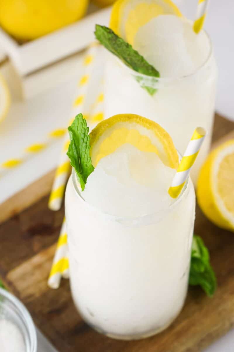 Simple Lemonade Slushies - Cook This Again Mom