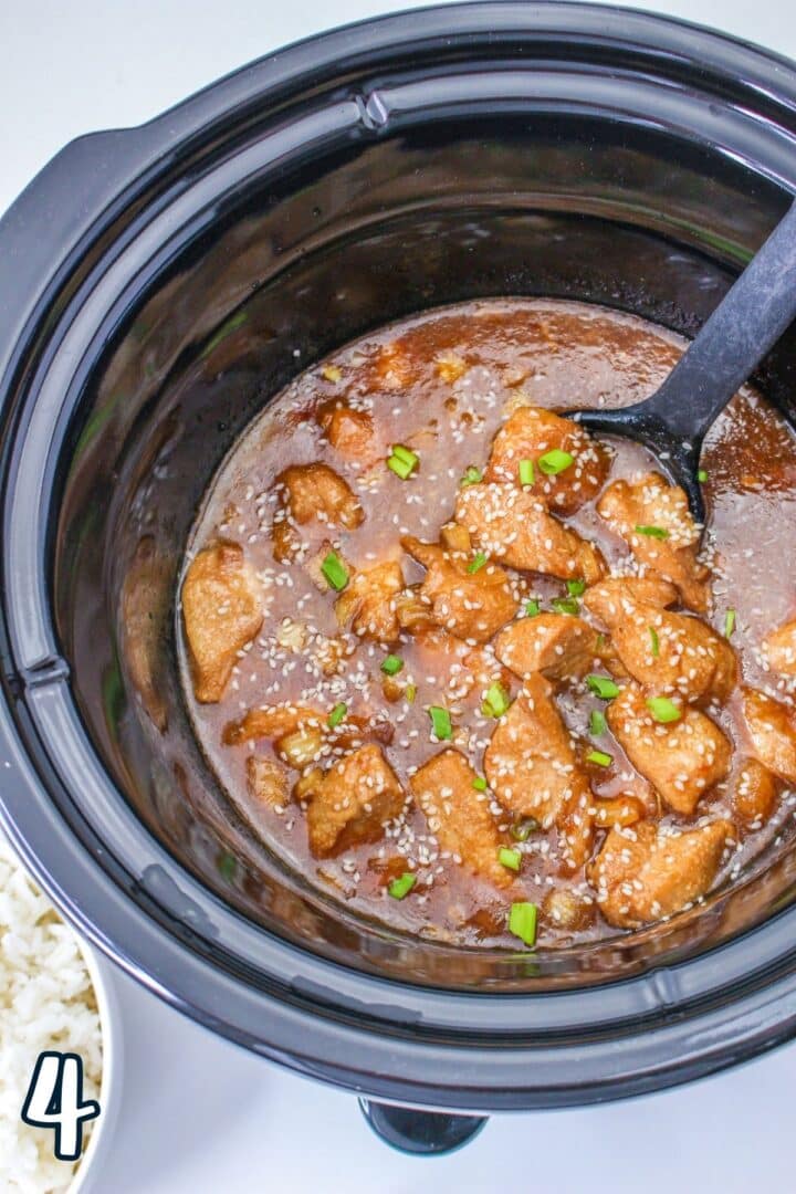 Slow Cooker Sesame Chicken - Cook This Again Mom
