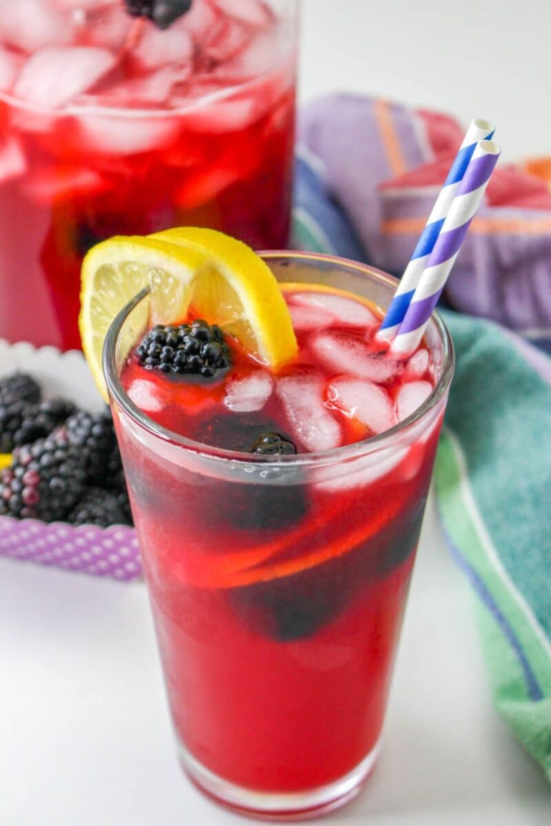 Fresh Blackberry Lemonade Recipe - Cook This Again Mom