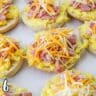 Cheesy Ham & Egg Breakfast Bagels - Cook This Again Mom