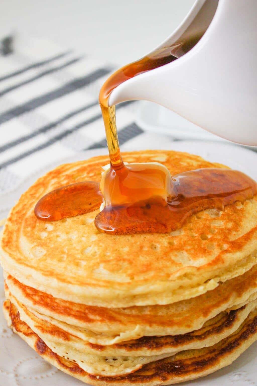 Homemade Buttermilk Pancakes - Cook This Again Mom