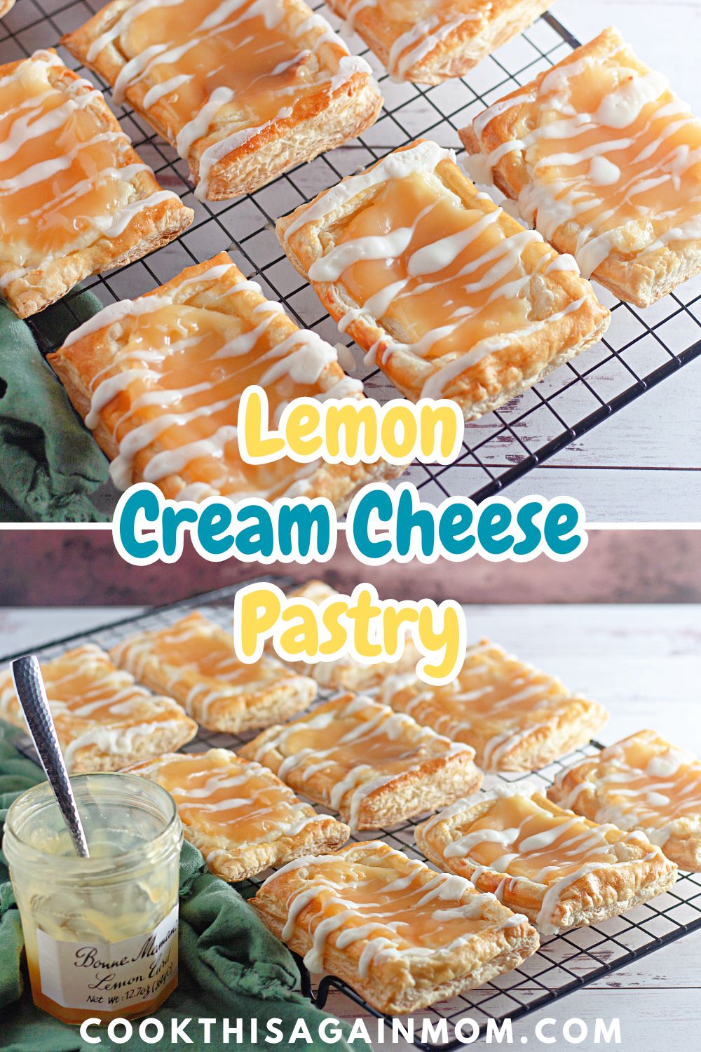 Lemon Cream Cheese Pastry - Cook This Again Mom