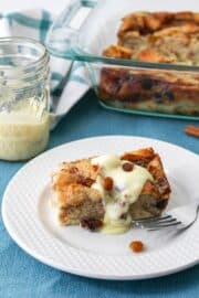 Bread Pudding with Vanilla Sauce - Cook This Again Mom
