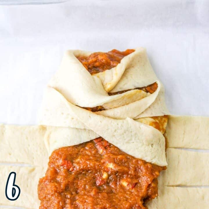 Simple Pumpkin Pastry Braid - Cook This Again Mom