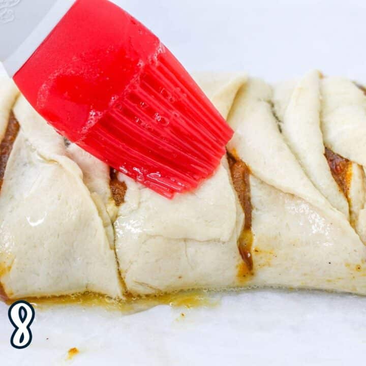 Simple Pumpkin Pastry Braid - Cook This Again Mom