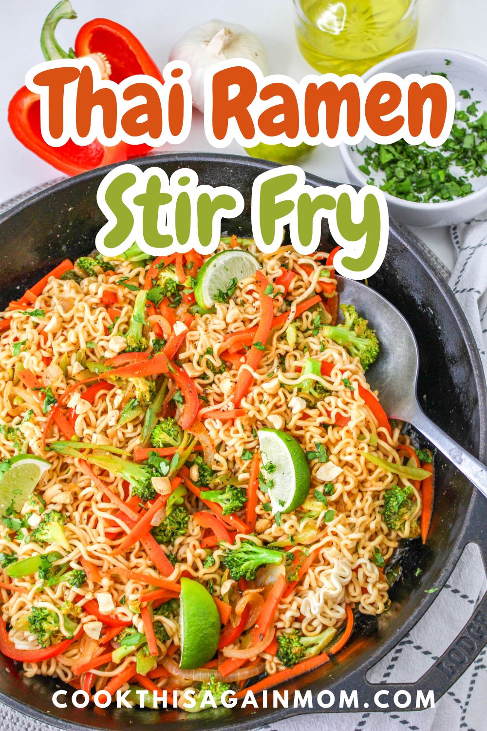 Create Delicious Thai Ramen Stir Fry in a Flash - Cook This Again Mom