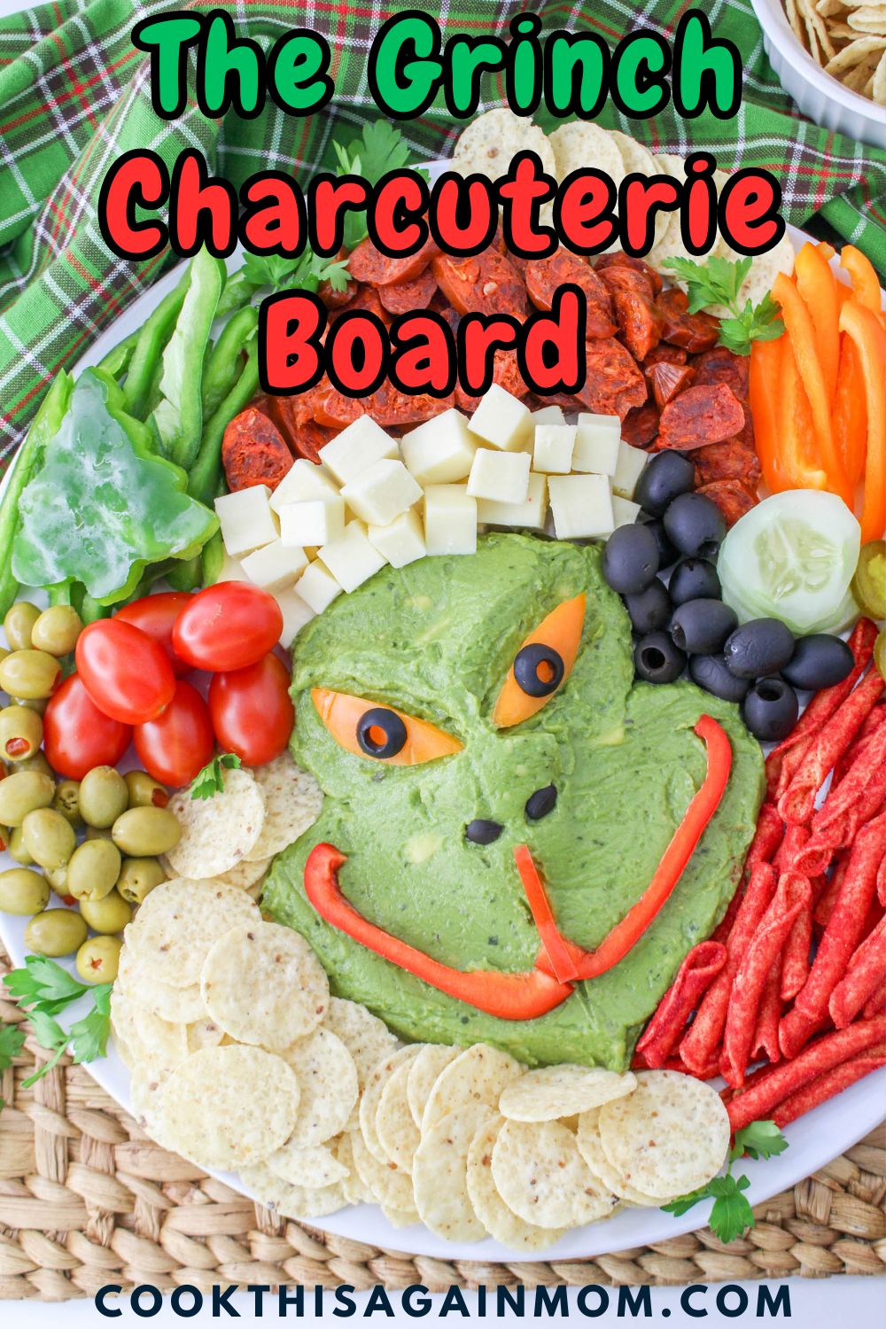 A Step-by-Step Guide to Making a Grinch Charcuterie Board - Cook This ...