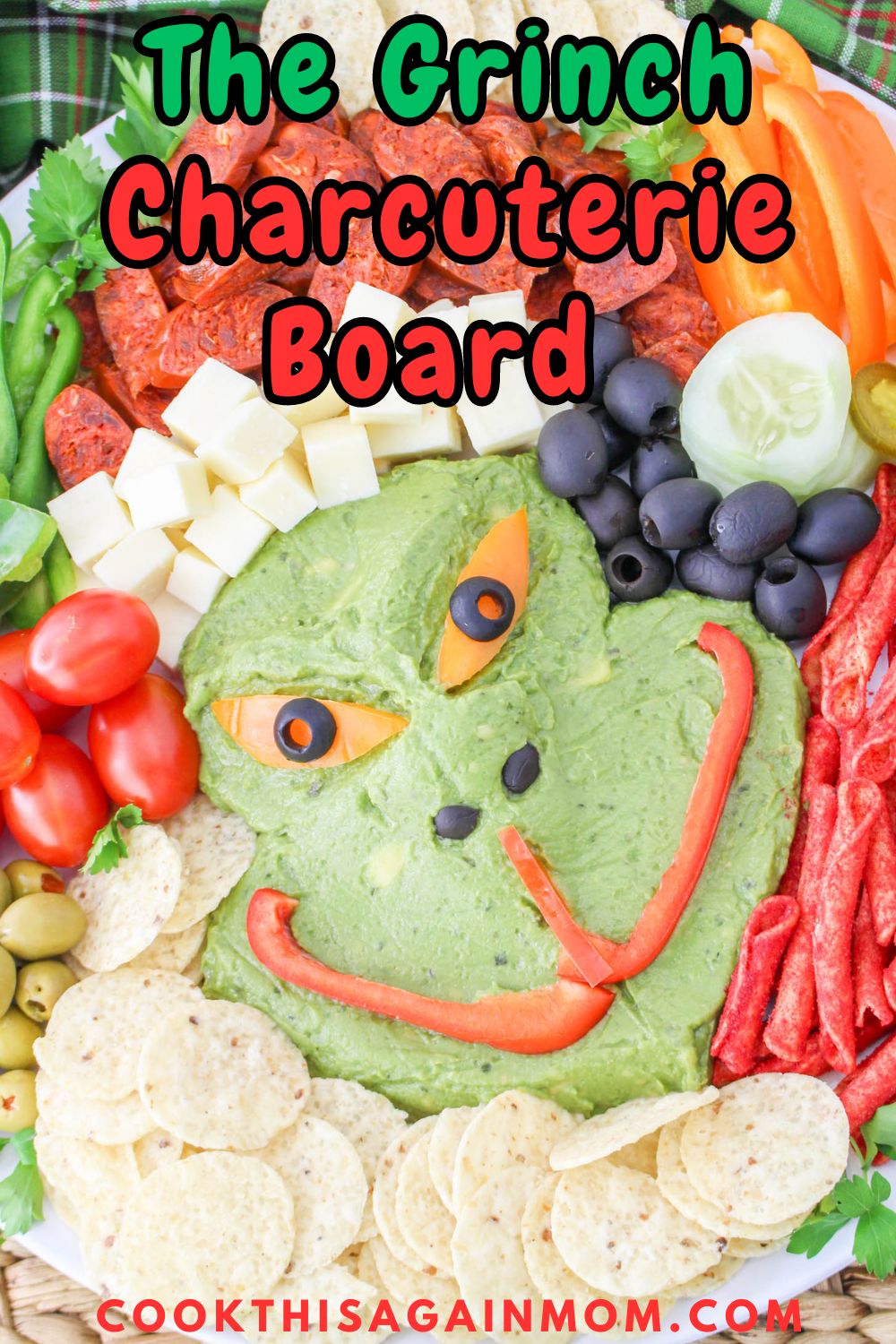 A Step-by-Step Guide to Making a Grinch Charcuterie Board - Cook This ...