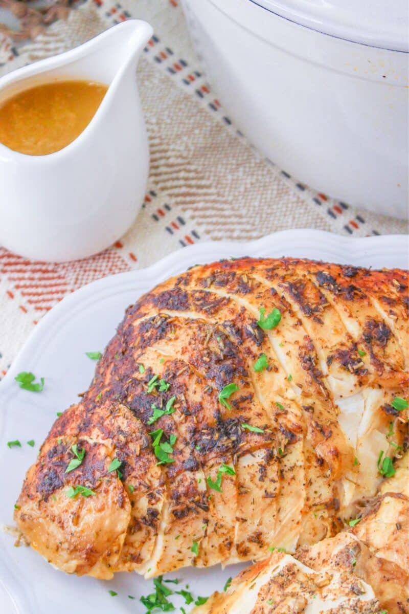 Easy Recipe for Dutch Oven Turkey Breast - Cook This Again Mom