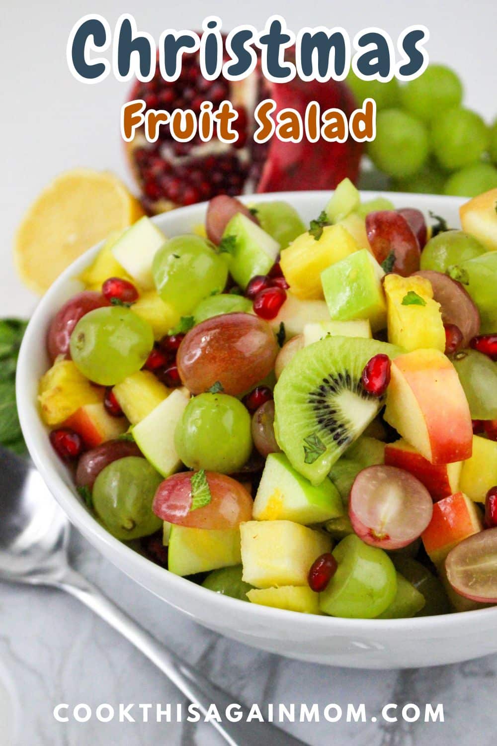 Christmas Fruit Salad - Cook This Again Mom