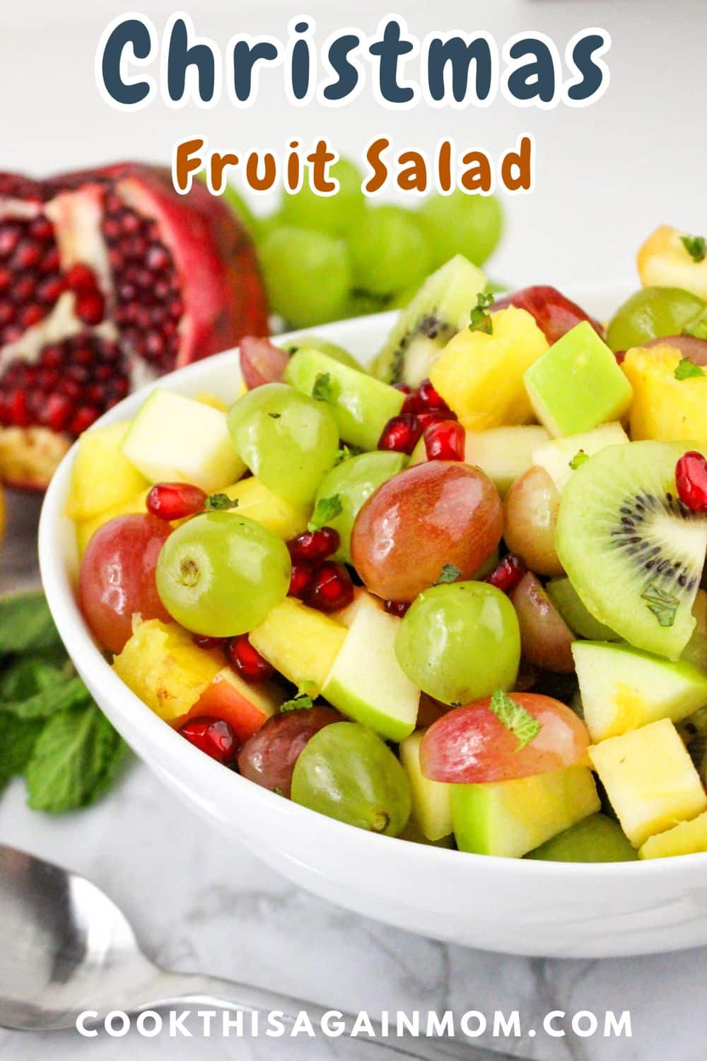 Christmas Fruit Salad - Cook This Again Mom