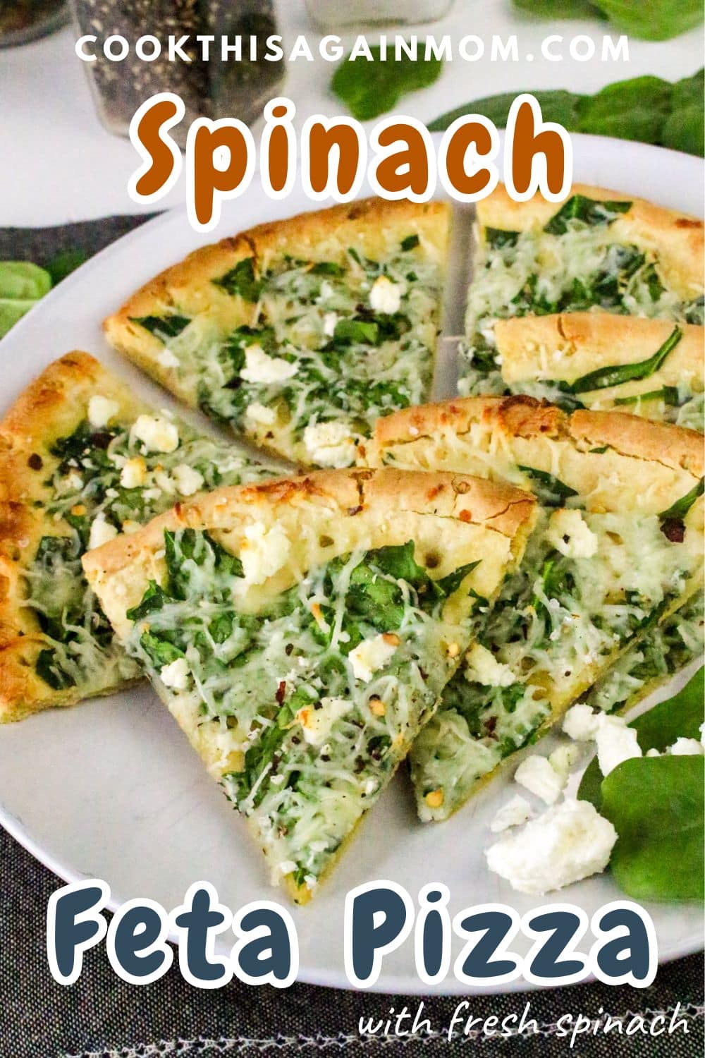 Easy Spinach and Feta Pizza – A Simple, Flavorful Dinner - Cook This ...