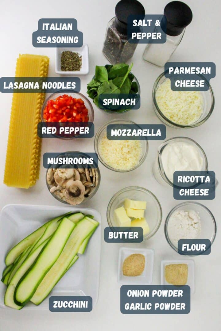 Vegetable Lasagna with White Sauce - Cook This Again Mom