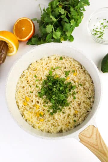 Citrus Rice with Fresh Orange and Lime - Cook This Again Mom