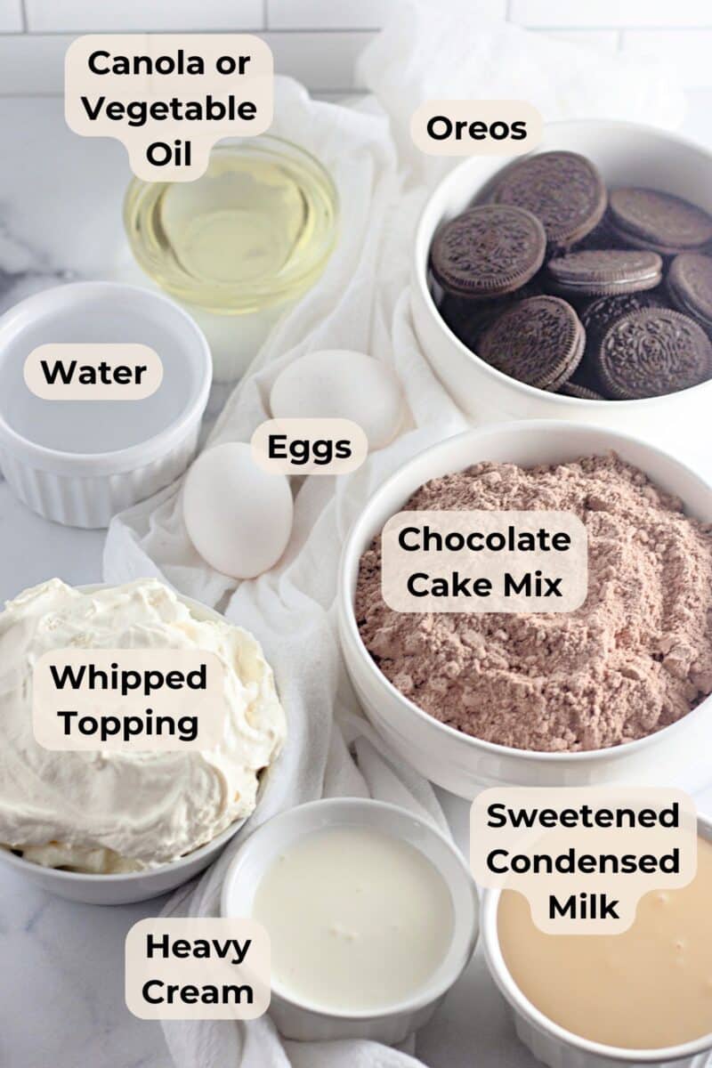 Oreo Poke Cake with Sweetened Condensed Milk - Cook This Again Mom