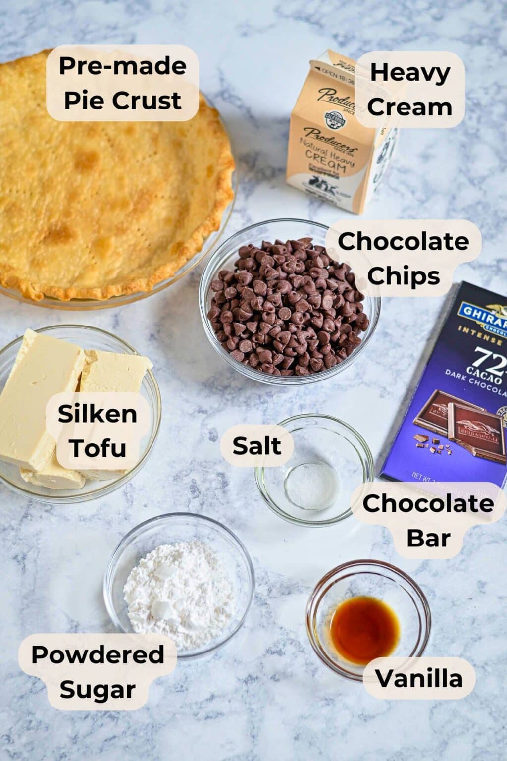 Chocolate Tofu Pie - Cook This Again Mom