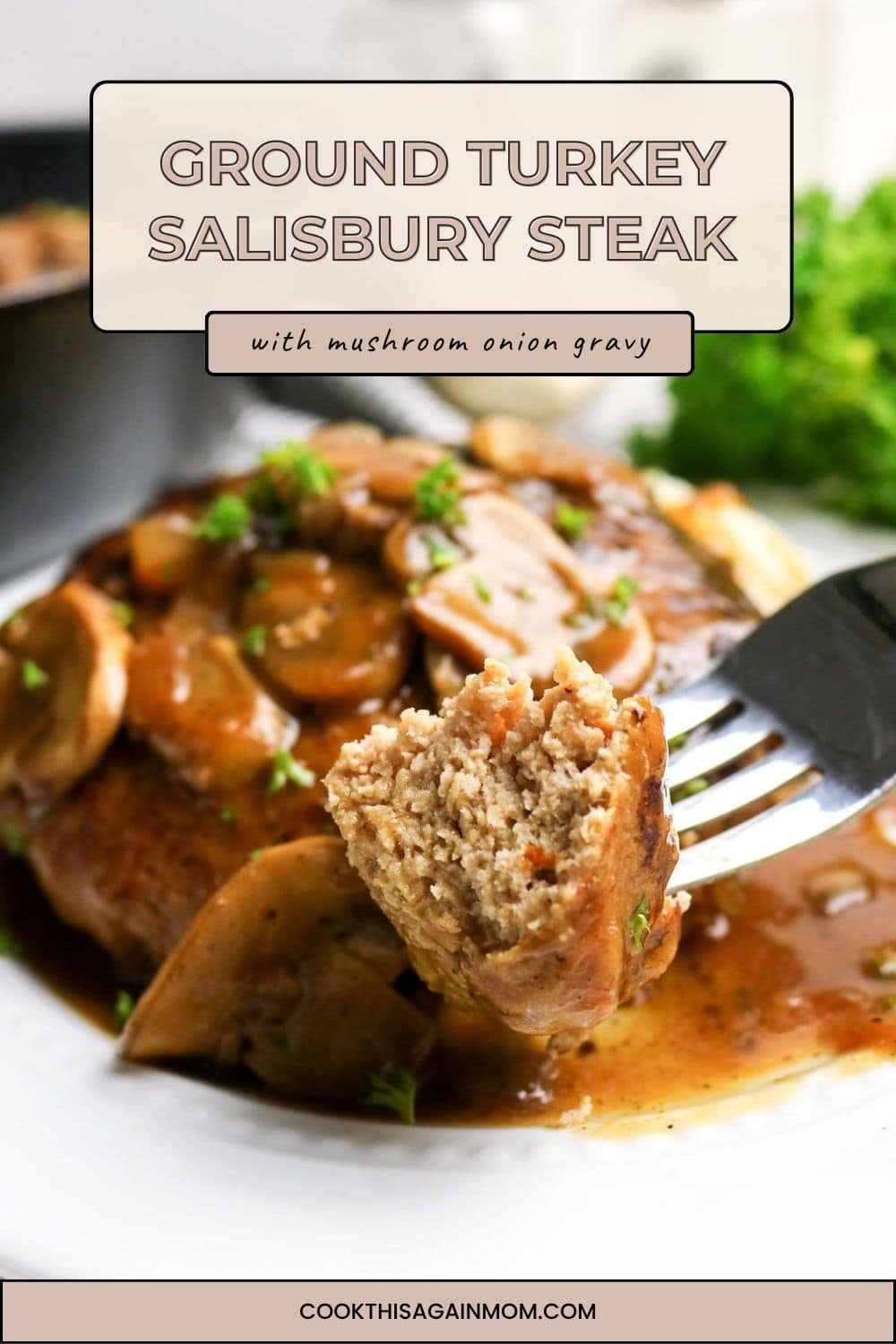 Ground Turkey Salisbury Steak - Cook This Again Mom
