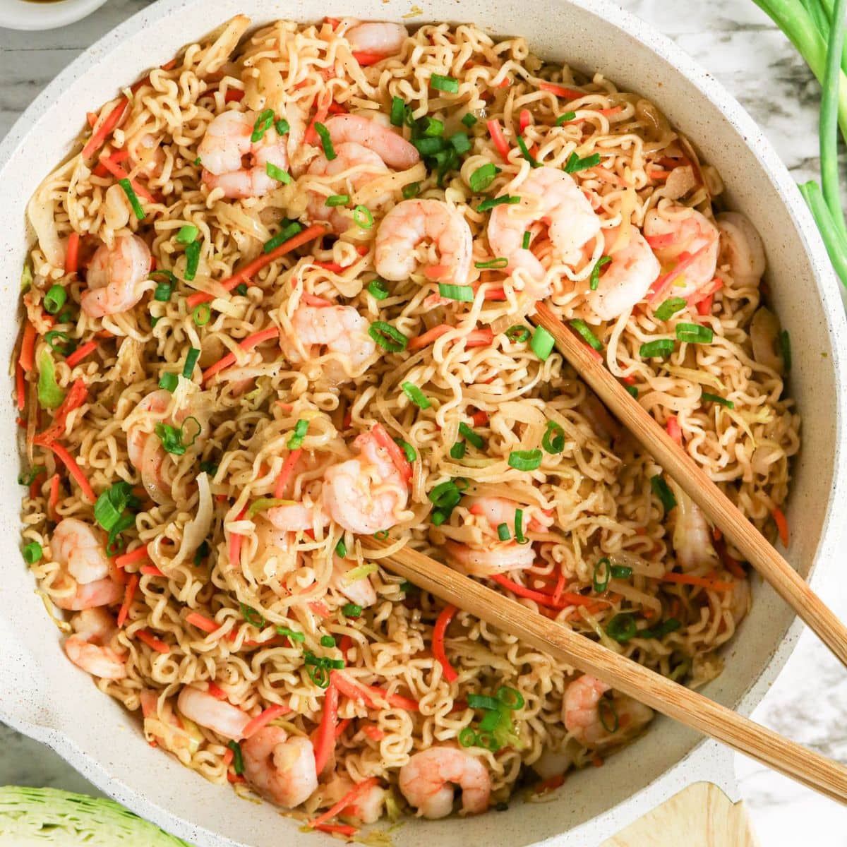 Shrimp Yakisoba - Cook This Again Mom